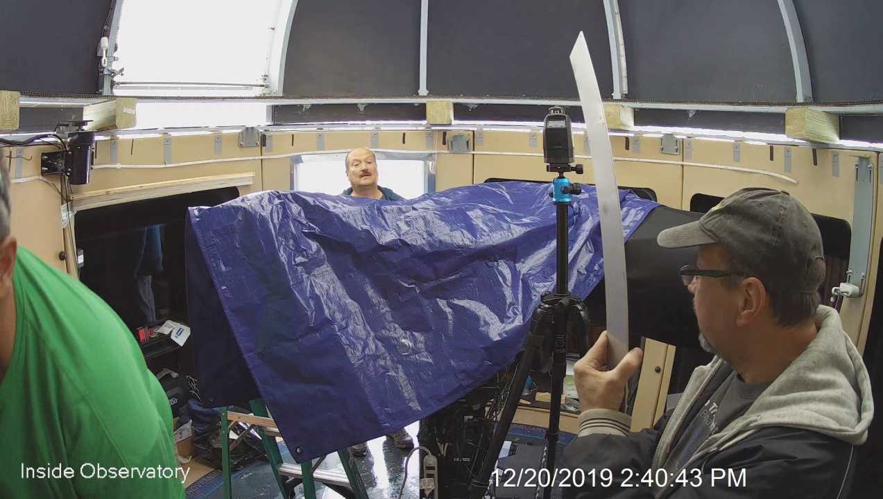 Final dome maintenance - December 20, 2019 : Chamberlain Observatory